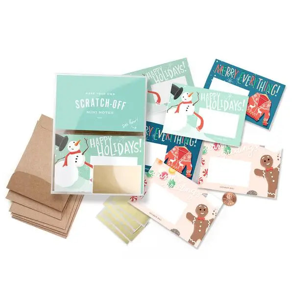 Scratch-off Mini Notes Set - Holiday – Planks Canada